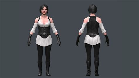 D Animation Realistic Game Character Rig To Ue Mannequin Texture Unity Nsf By Tomjis Fiverr