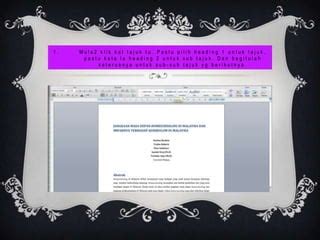 Dokumen Map Table Of Content PPT