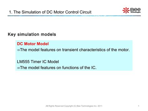 The Simulation Of Dc Motor Control Circuit Ppt