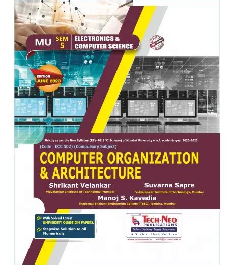 computer organization and architecture sem 5 eandcs engineering techneo