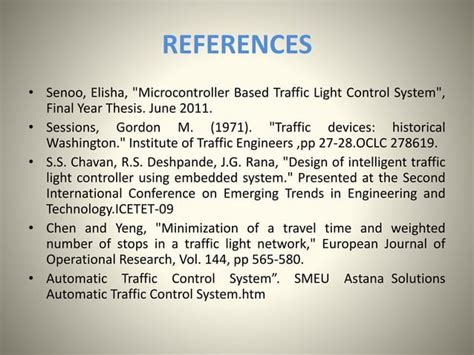 Density Based Traffic Signal Control Using Microcontroller Pptx