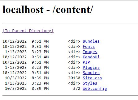 Links Are Accessible To Check The Folder Structure Issue 140 T4MVC