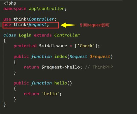 thinkphp 中间件向控制器传参 Megan 博客园