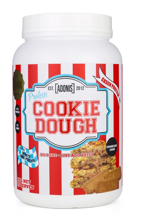 Protein Cookie Dough Casein Protein Caramelised Cookie Adonis Gear