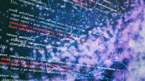 Monitor Closeup Of Function Source Code Abstract It Technology