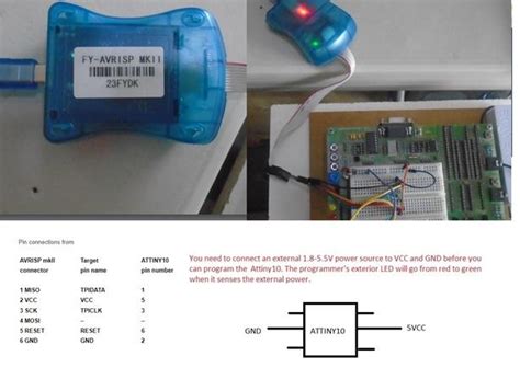 Setup An Avrisp Mkii Or Usbtinyisp For Attiny10 Chip Under Windows