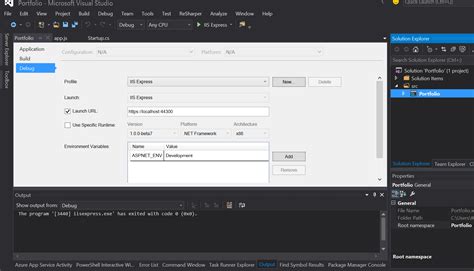 Enabling SSL For ASP NET 5 Project In Visual Studio 2015 Community RTM Stack Overflow