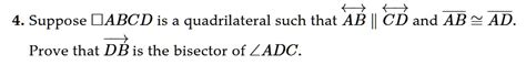 SOLVED Help Please I Need An In Depth Explanation 4 Suppose ABCD Is A Quadrilateral Such