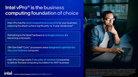 Intel Brings 13th Gen Core Series To VPro Platform Lowyat NET