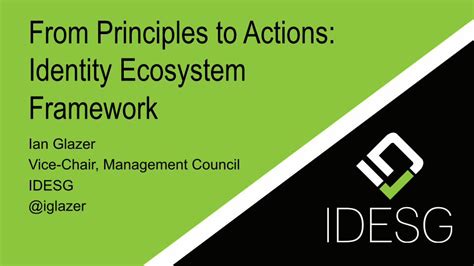 Pdf Identity Ecosystem Framework Establishing Rules Of The Road For