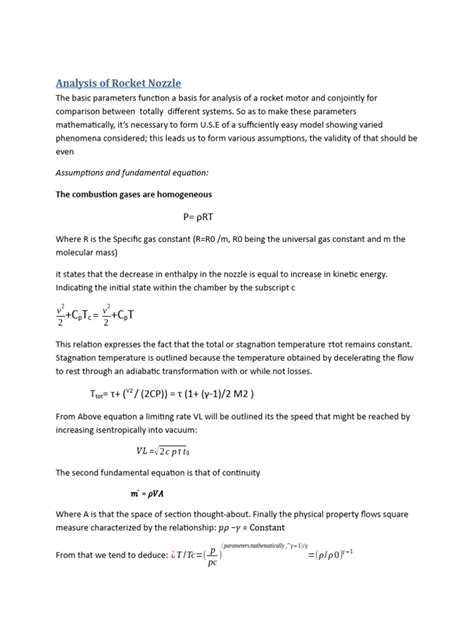 analysis of rocket nozzle download free pdf fluid dynamics