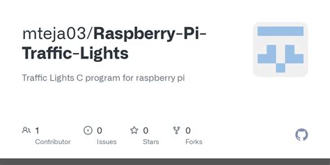 GitHub Mteja Raspberry Pi Traffic Lights Traffic Lights C Program For Raspberry Pi