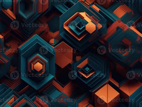 dark abstract geometric grid pattern seamless background created with technology 22334576 stock