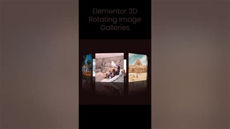 Create Stunning 3d Rotating Image Galleries In Elementor Pro Youtube