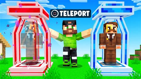 Building A Teleporter In Minecraft Create Youtube
