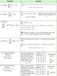 Sigma Notation And Series A Plus Topper