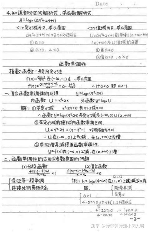 高中数学 81页学霸笔记助你一臂之力 知乎