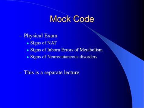 PPT Mock Code PowerPoint Presentation ID 249597