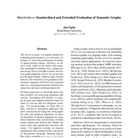 Smatch Standardized And Extended Evaluation Of Semantic Graphs Acl Anthology