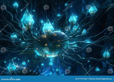 Neural Network Made Of Neurons With Connected Bioluminescent Elements