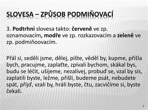 PPT Slovesa způsob podmiňovací PowerPoint Presentation free download ID 4885829