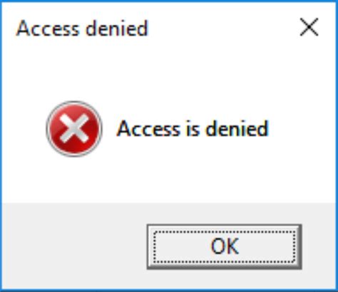 Windows Openscmanager Failed Access Is Denied X