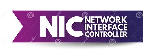 Nic Network Interface Controller Is A Computer Hardware Component That Connects A Computer To
