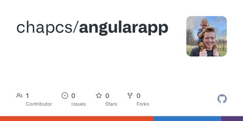 GitHub Chapcs Angularapp