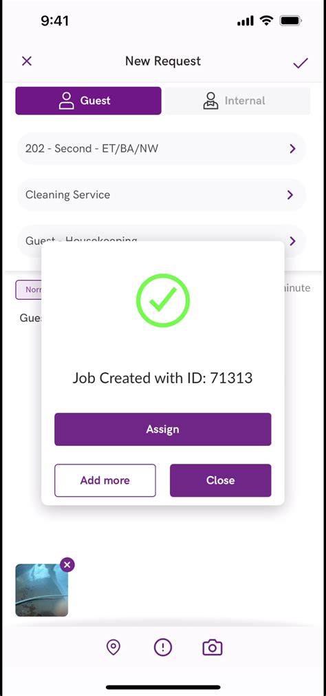 Create Assign A Request