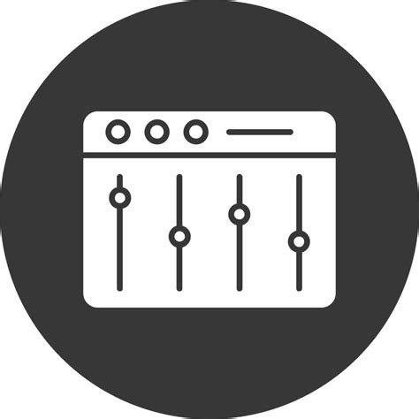 Refine Glyph Inverted Icon 43426680 Vector Art At Vecteezy