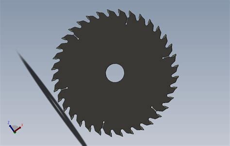 圆锯solidworks 2014模型图纸免费下载 懒石网