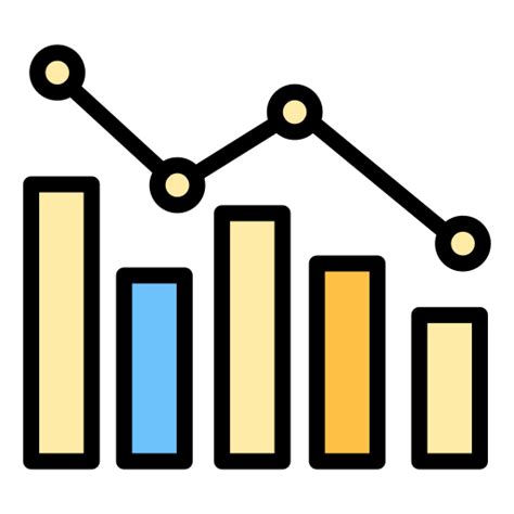 Data Chart Generic Color Lineal Color Icon