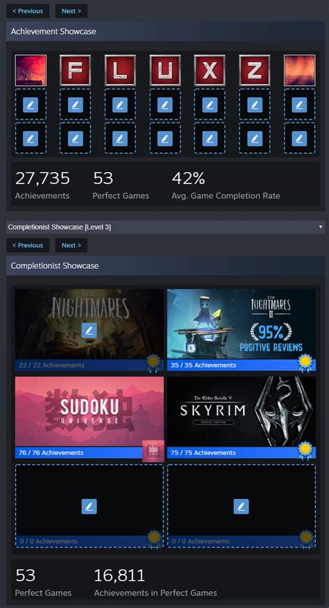 Valve Please Add An Option To Remove From Showcases Instead Of Just Replacing The Achievements