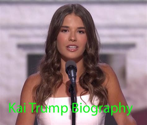 Kai Trump Biography 2025 Age, Height, Weight, Net Worth, Salary ...