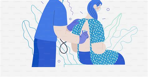 의사와 환자 의료 보험 현대 평면 벡터 개념 디지털 일러스트레이션 청진기 검사 절차 절차 진료소 또는 실험실을 수행하는 환자 및 의사 벡터 Unsplash의