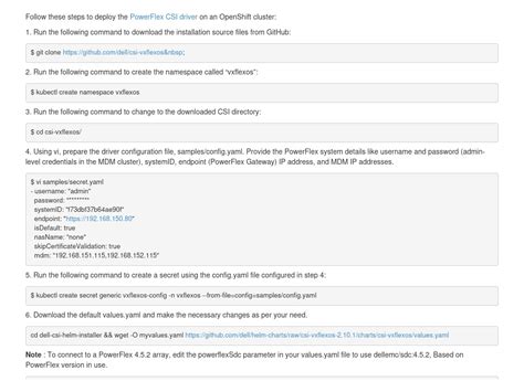 deployment instructions red hat openshift 4 14 deployment on dell