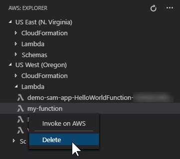 Interacting With Remote Lambda Functions AWS Toolkit For VS Code