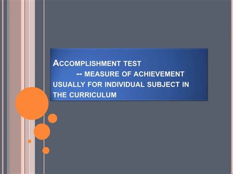 Educational Measurement Assessment And Evaluation Pptx