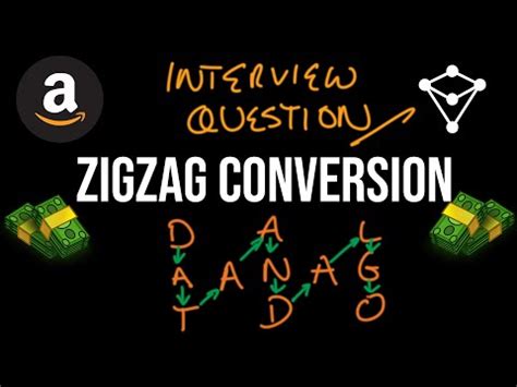 Zigzag Conversion LeetCode JavaScript YouTube