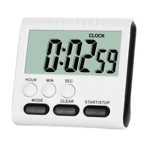 Digital Kitchen Timer Large Lcd Display Digits Battery Powered Magnetic Countdown Timers