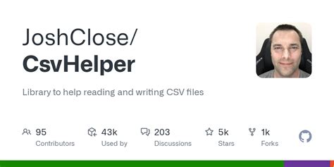 Github Joshclosecsvhelper Library To Help Reading And Writing Csv Files