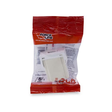 Módulo Tomada Usb 5v 24a Branco Rubi Force Line Em Promoção