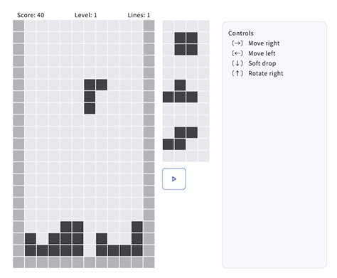 I Created A Tetris Like Game In React With Tailwind Rreact
