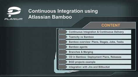 continuous integration using atlassian bamboo pptx cloud computing