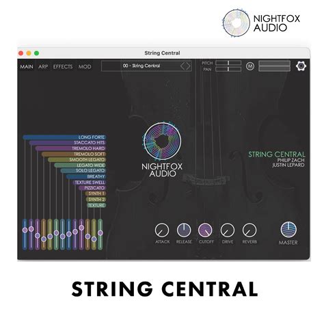 nightfox audio string central vst3 aax au standalone producer