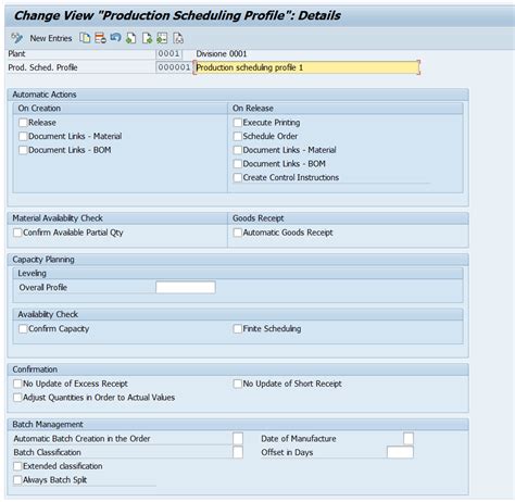Baseline SAP PP Configuration Steps SAP Community