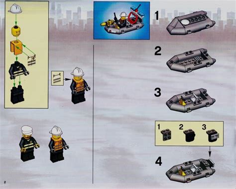 LEGO Instructions For Set Fire Command Craft World City Police And Rescue