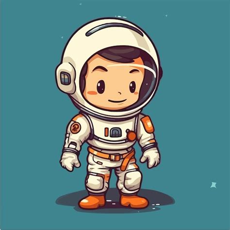 우주복을 입은 우주 비행사 프리미엄 Ai 생성 벡터