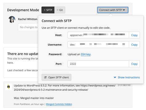 SFTP Access And Authentication SFTP On Pantheon Pantheon Docs