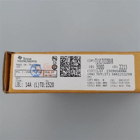 TLV170IDBVR TI Amplifiers Veswin Electronics
